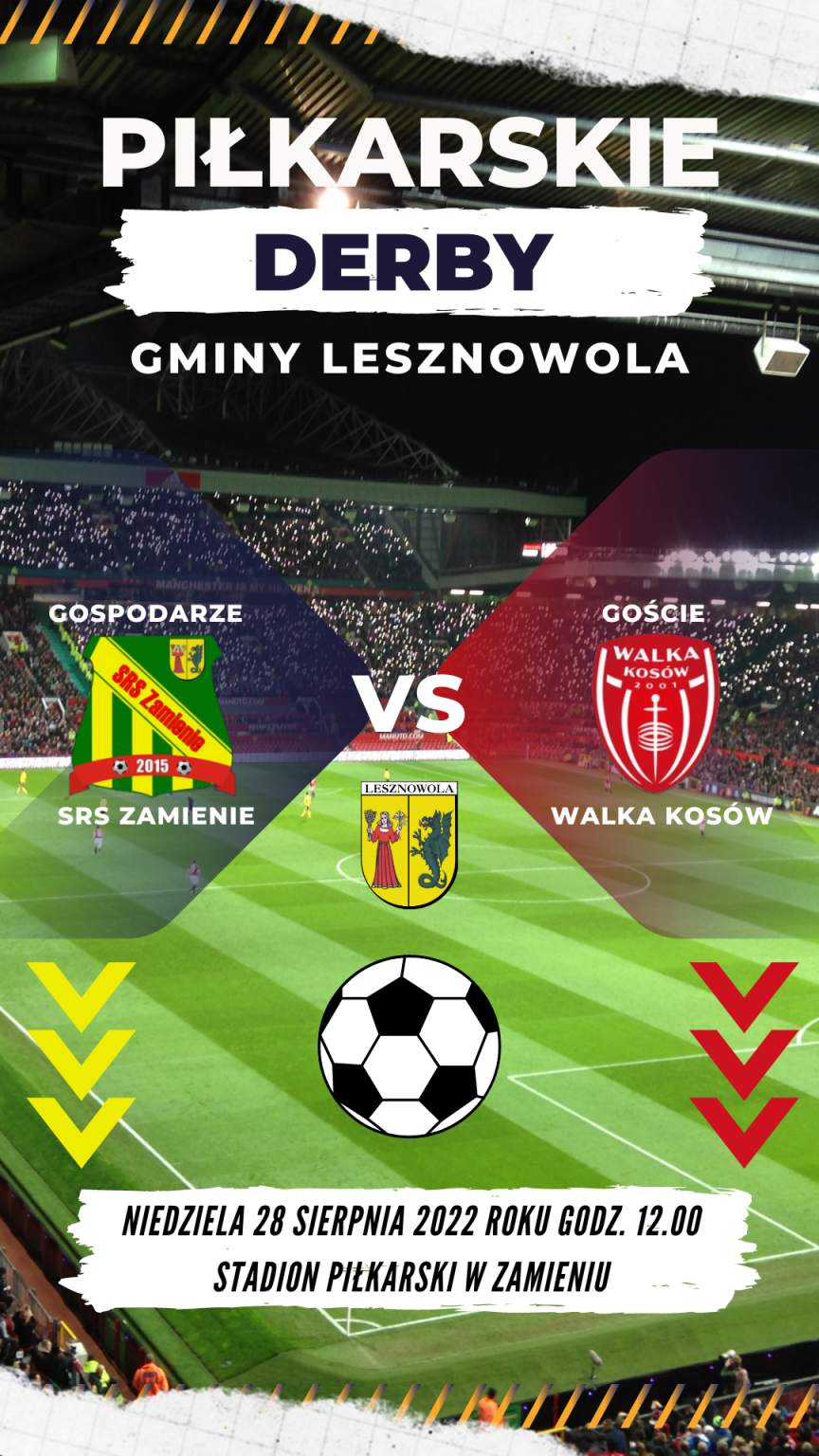 Piłkarskie derby w Lesznowoli – Gmina Lesznowola Piłkarskie derby w Lesznowoli – Gmina Lesznowola